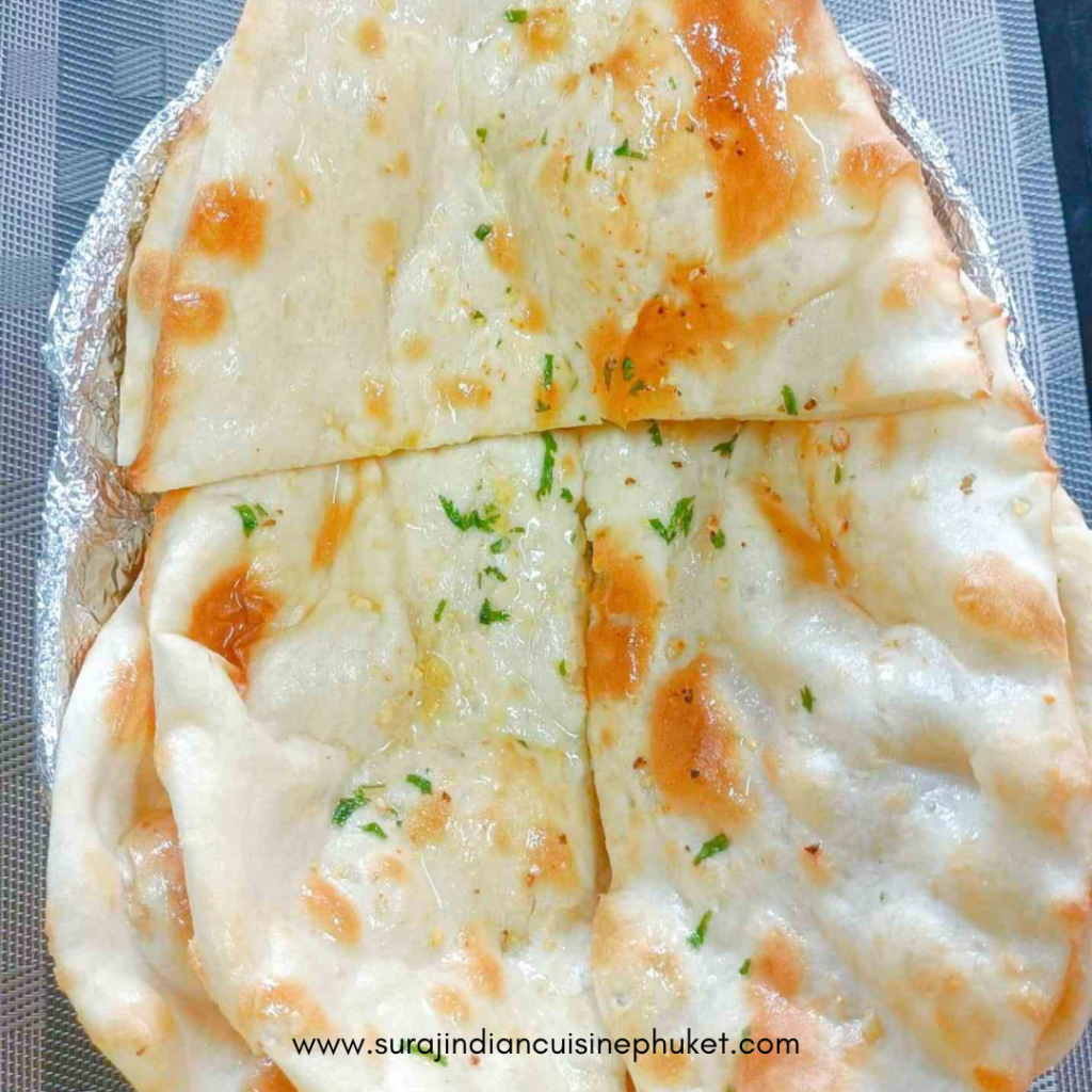 Garlic Naan - Suraj Indian Cuisine