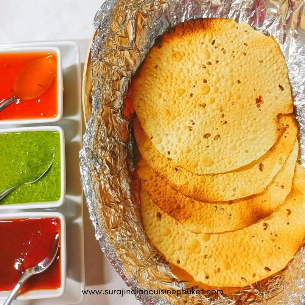 Papadum - Suraj Indian Cuisine